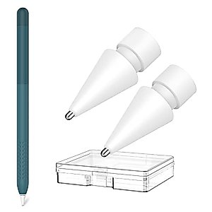 Apple Pencil 1st Generation Case + 2 Pack Apple Pencil Tips