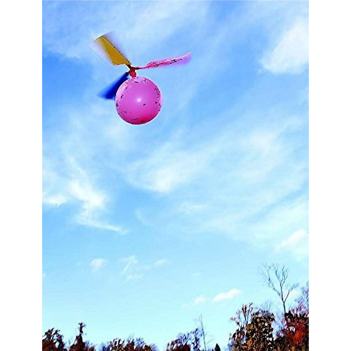 BAIVYLE Kids Toy Balloon Helicopter (12 Pack) Children's Day Gift Party Favor Easter Basket, Stocking Stuffer or Birthday! Flying Toys for Boys and Girls - Outdoor Sport Toy for 7 8 9 10 Year Old