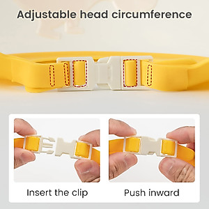 FUNUPUP 2 Pack Baby Shower Cap for Kids, Adjustable Toddler Hair Washing Bathing Cap Shield Baby Shower Visor Shampoo Cap Protect Baby Eyes (Dinosaur)