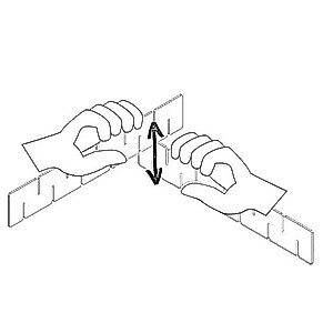 Kanroot【24 pcs】 Houseware Closet Underwear Organizer Drawer Divider,lexible,tool storage trays,drawer,divider Dresser,Desk&Box in Bathroom,Bedroom,Kitchen&officeCut&Higher Will/Lisle/snap on/daiso