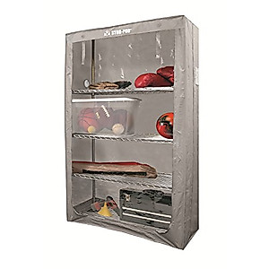 Jokari Storage Shelf Enclosure, Durable Wire Shelving Cover, Best Protection for Shelves, Keeps Out Dust, Dirt, Insects and Moisture, Keeps Your Items Guarded from External Elements