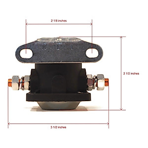 The ROP Shop | [Pack of 3] Motor Control 12V Motor Solenoid, 1306070 for Maxim 412301 Plow