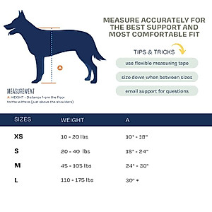 Balto Lux Adjustable Dog Shoulder Brace – Shoulder Brace – Support Shoulder dysplasia – Post Surgical Support or Surgical Alternative (Small)