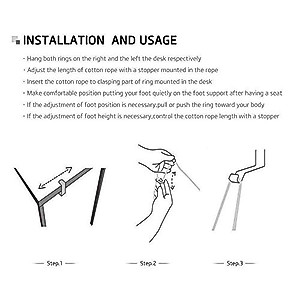 COLIBROX Geekfactory Mini Office Foot Rest Stand Desk Feet Hammock, Orange