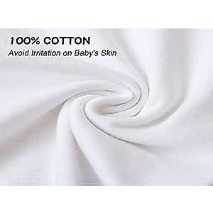 SiYooca Scott's Tots Cute Bodysuit Infant Rompers Unisex Baby Short Sleeve Onesie D blue 3 Months