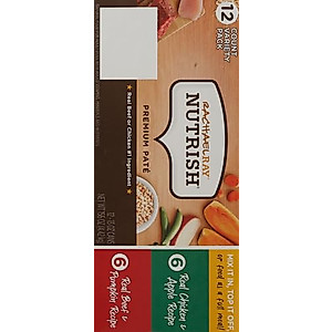 Rachael Ray Nutrish Premium Pate Wet Dog Food, Chicken and Beef Variety Pack, 13 Ounce Cans (Pack of 12)