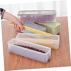 Angoily Containers for Fridge Flour Container Containers for Fridge Airtight Food Containers Food Storage Canisters Food Sealed Container Noodle Container Plastic Storage Containers