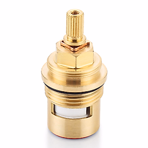 Faucet Cartridge Replacement for Kohler 1000188, Ceramic Valve Faucet Replacement Parts use in Deck Faucets with 3/4 inch Valves (Hot Cartridge 1000188)