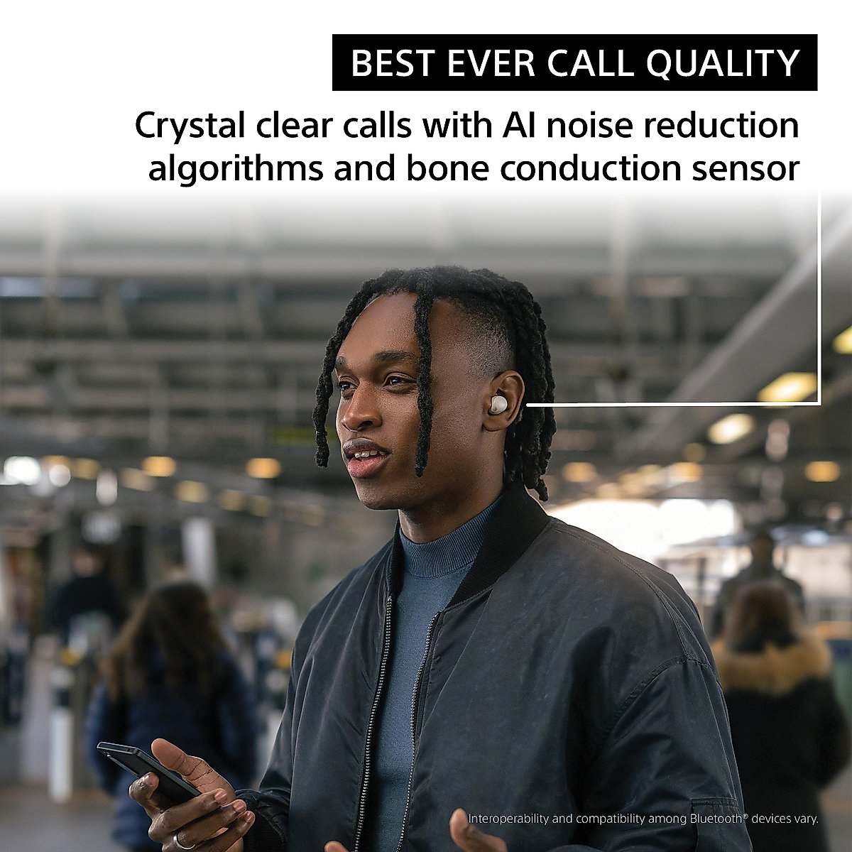 Sony WF-1000XM5-BLACK Wireless Noise Canceling High-Res Earbuds with an Additional 1 Year Coverage (2023)(USED)