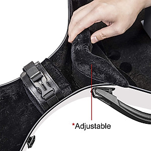 MI&VI CC-7002WB Classic Carbon Fiber Composite Cello Case (Full Size) 4/4 with Wheels | Carry Straps | 12.5lb Lightweight | Tough Shell (White + Bag)
