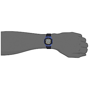 Casio Men's W213-2AVCF Basic Blue and Black Digital Watch