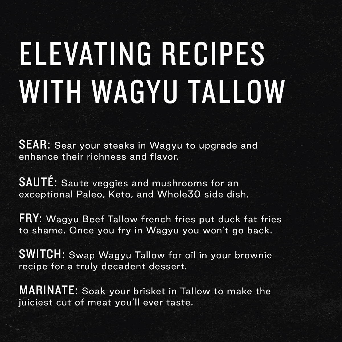 South Chicago Packing Wagyu Beef Tallow, 42 Ounces, Paleo-friendly, Keto-friendly, 100% Pure Wagyu