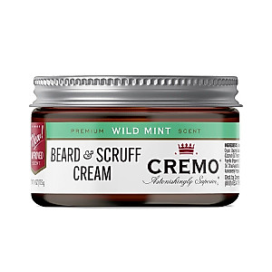 Cremo One-for-All Beard & Scruff Cream, Mint Blend, 4 Ounce (Pack of 2)