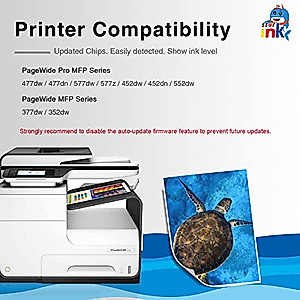 972A Ink Cartridges | Compatible Replacement for HP 972a 972x 972 Work for PageWide Pro MFP 477dw 377dw 452dw 577dw 552dw 452dn 477dn Printer(Black Cyan Magenta Yellow) 4-Pack