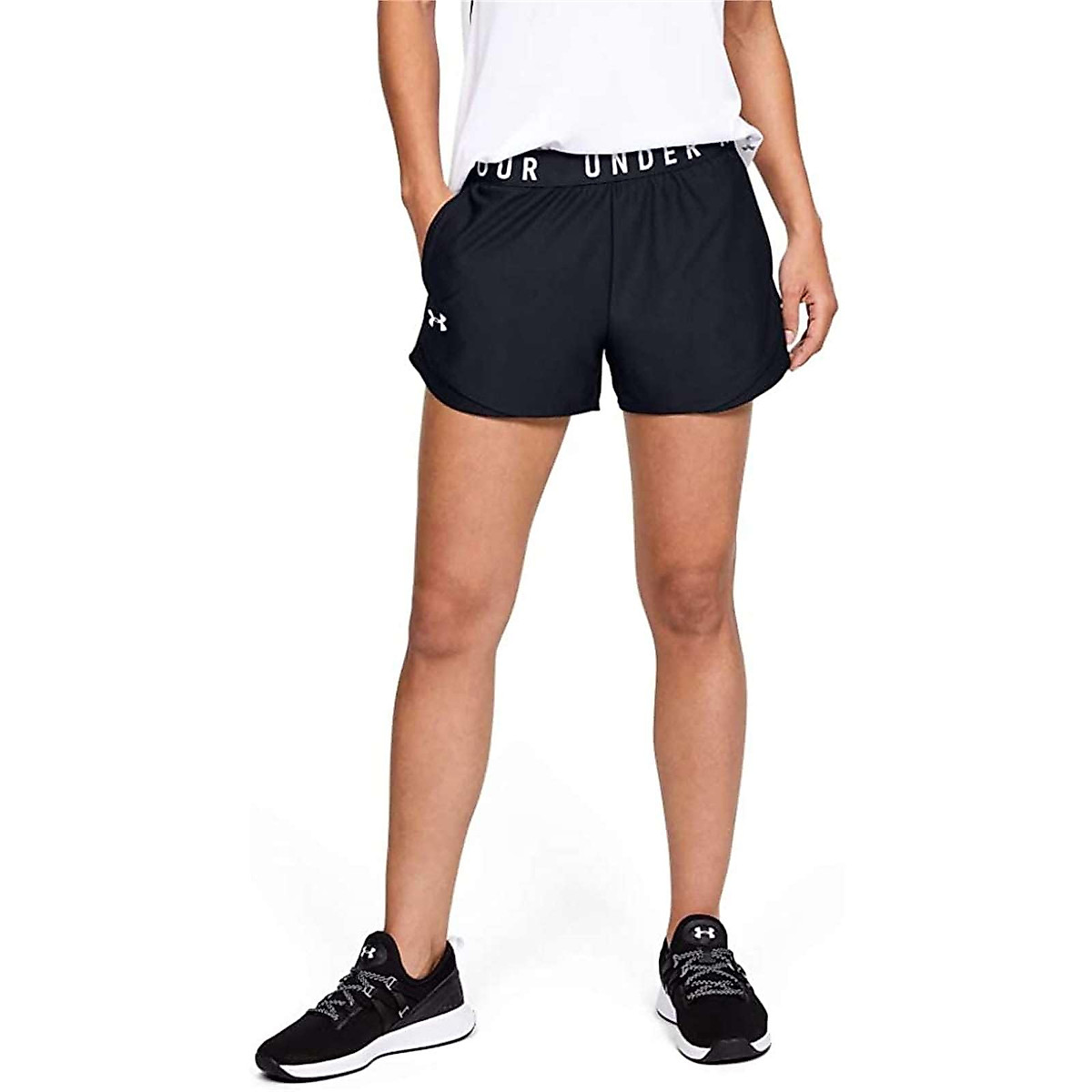 Under Armour Women's UA Play Up Shorts 3.0 XXL Black