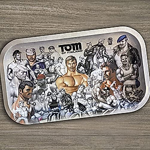 Tom of Finland Tin Tray (Queer, Gay, Rolling, Serving)