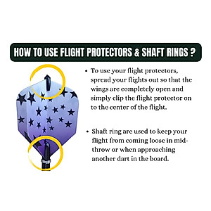 SHOT TAKER CO. EST. 2017 Deluxe Darts Tune up Kit Box | Flights, Sharpener, Shafts, O-Rings, Flight Savers, Accessories (10416-Essential)