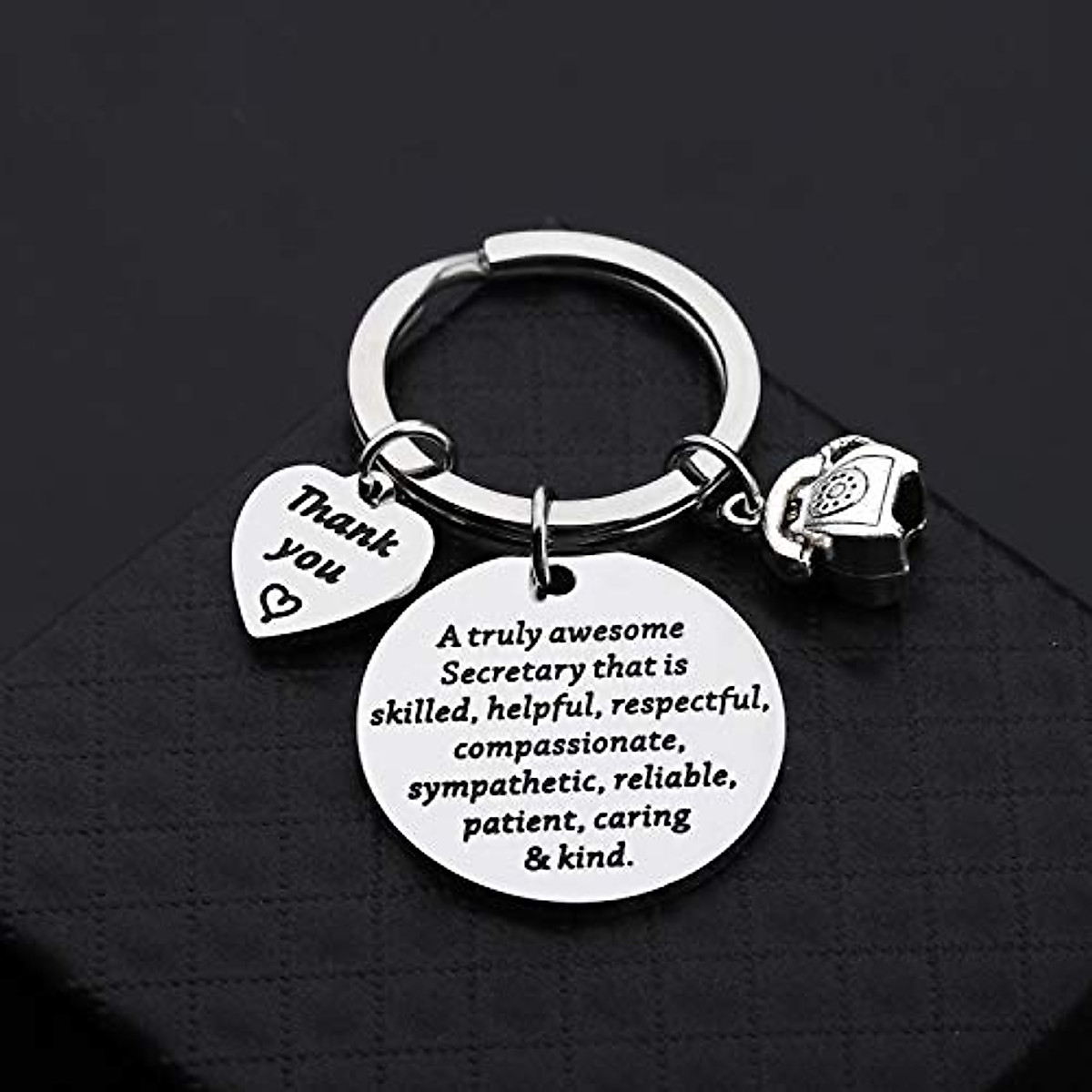 Lywjyb Birdgot Secretary Keychain Secretary Appreciation Gifts Medical Secretary Gift Secretary Retirement Gift (awesome secretary ky)
