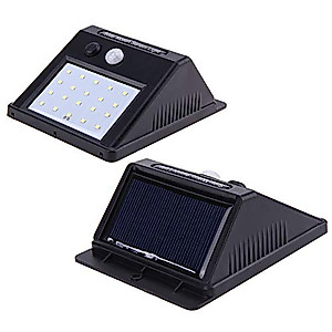 Yolispa Solar Light PIR Motion Sensor Solar Wall Outdoor Garden Solar Light Energy Saving 20/30LED Optional2 PIR Motion Sensor Wall Energy Saving PIR Motion Sensor Wall Garden Solar Light Solar L