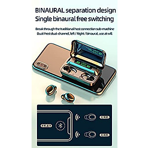 F9-5C Wireless Earphone 9D HiFi Stereo Headset Waterproof Game in-Ear Headphones LED Display BT 5.0 Earbuds F9-5C