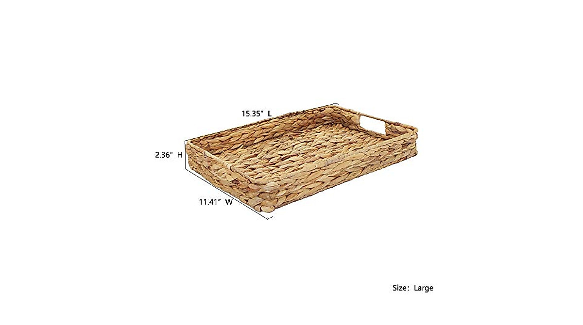 HDKJ Grass Weaving Tray - Eco-Friendly Storage & Decor