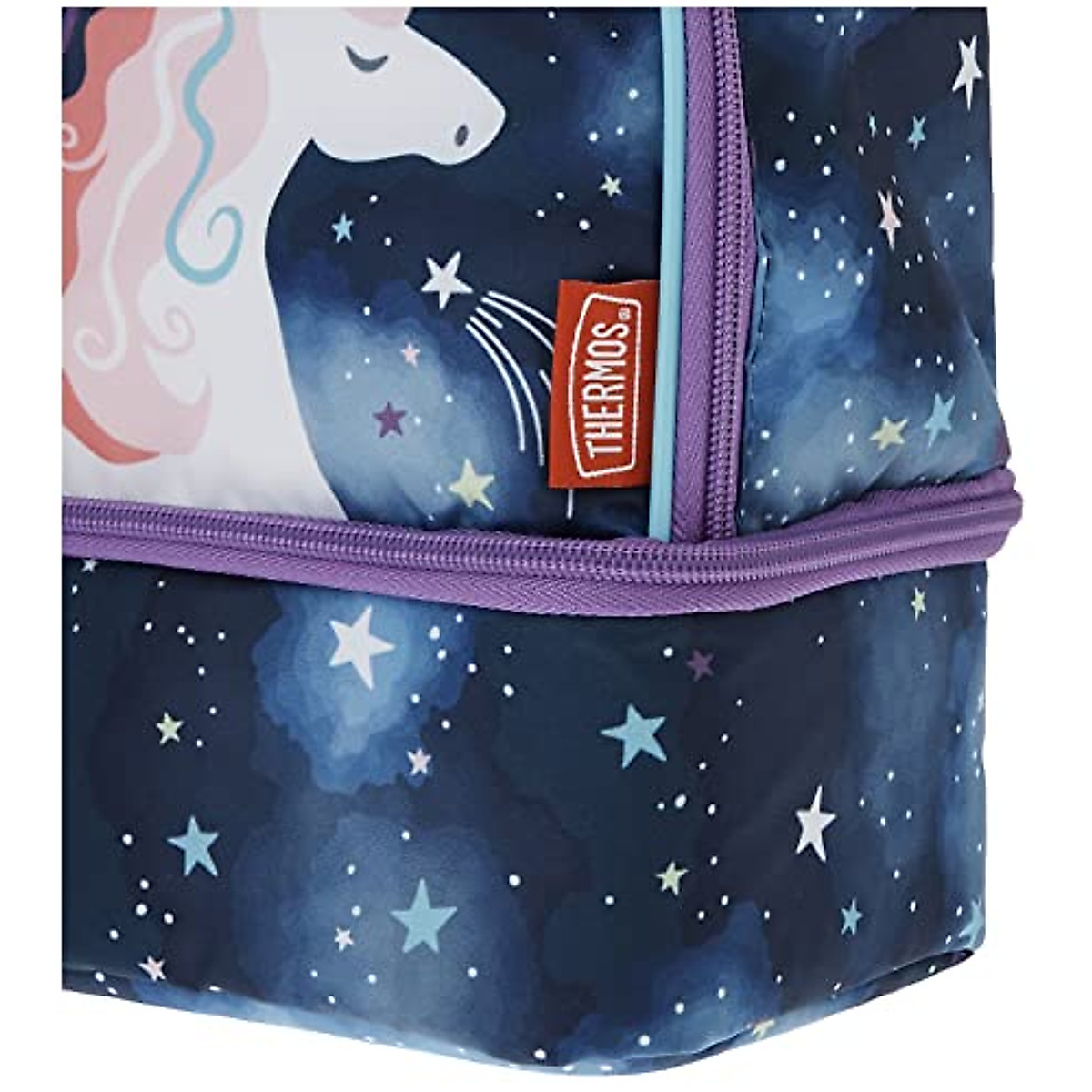 THERMOS Non-Licensed Dual Compartment Lunch Box, Space Unicorn