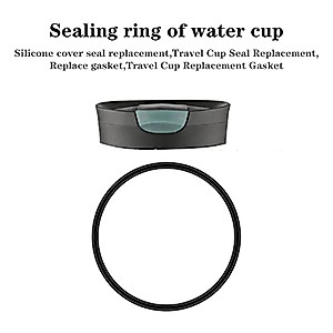 pulunto 4Pcs Replacement Gasket for Contigo Snapseal Byron Travel Mug 16oz & 20oz, Silicone Lid Seal Leak-Proof for Contigo Coffee Travel Tumbler