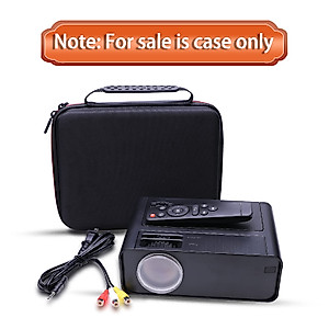LTGEM EVA Hard Case for ELEPHAS 2020/2022 Mini WiFi Movie Projector - Travel Protective Carrying Storage Bag