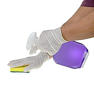 Dealmed Medical Exam Gloves – 100 Count, Cream Color, Medium Latex Exam Gloves, Disposable, Professional Grade Latex Gloves, Multi-Purpose Use Medical Gloves for a First Aid Kit and Medical Facilities