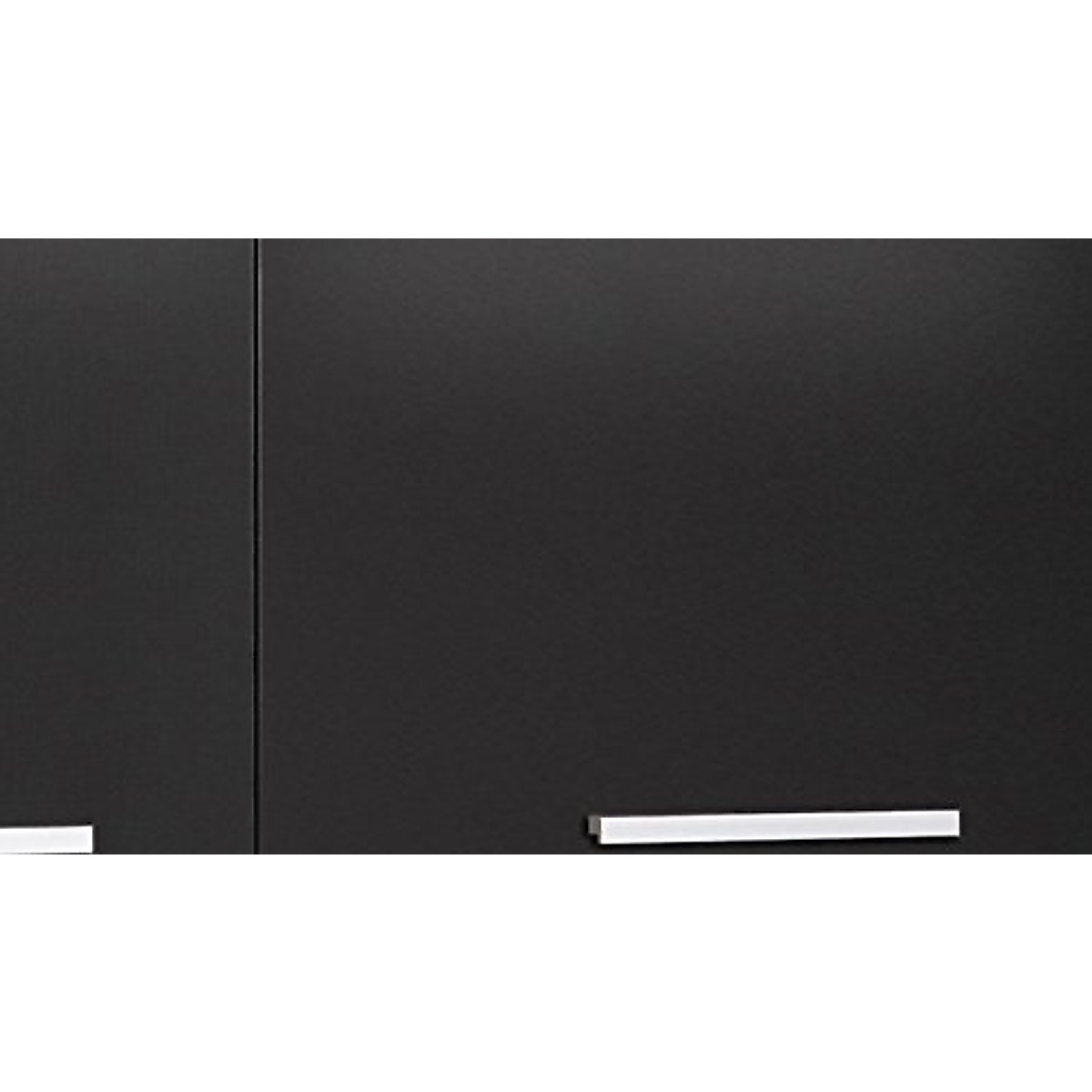 Black Coal Harbor Wall Mounted Hutch, 12.5"D x 47.25"W x 13"H, Black