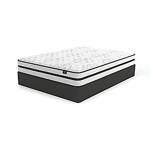 Signature Design by Ashley Chime 10 Inch Medium Firm Hybrid Mattress, CertiPUR-US Certified Foam, Full