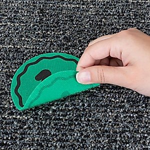Really Good Stuff Carpet Mark-Its – 36 Pack–Line-Up Helpers – Carpet Markers for the Classroom – Numbered Spot Markers and Labels – 4" Carpet Dots for Teacher Supplies