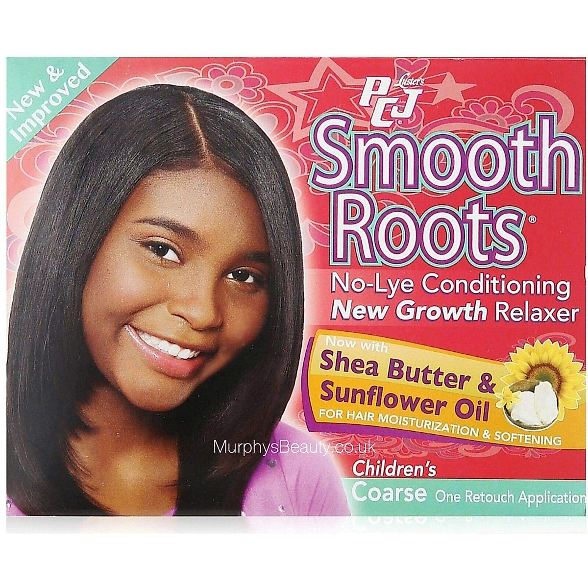 Lusters PCJ Pretty-N-Silky Smooth Roots No-Lye Conditioning New Growth Relaxer Kit, Childrens Coarse - 4 OZ