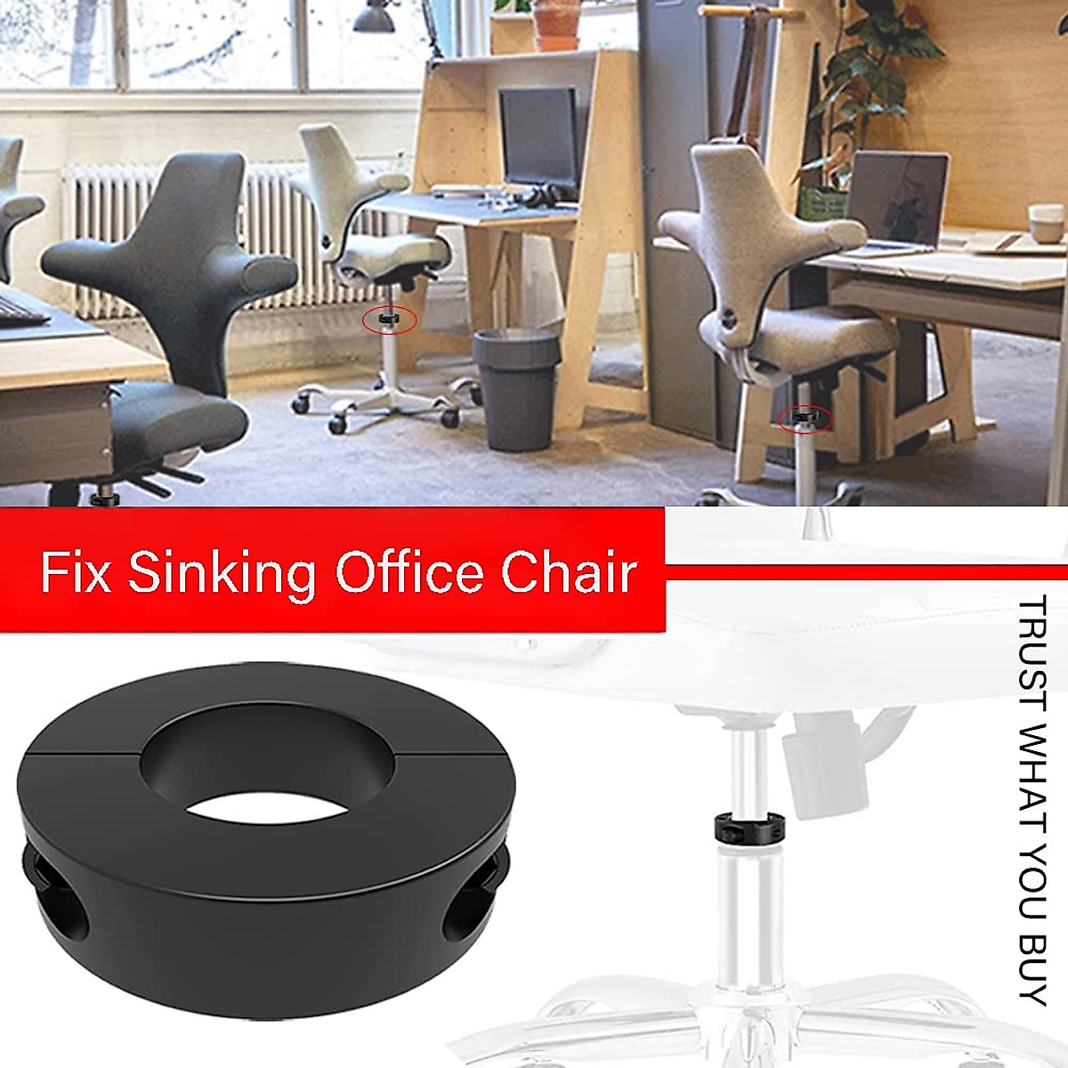 Gjpwyfdc Office Chair Gas Lift Cylinder Replacement Removal Tool - Fix ...