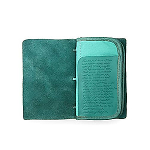 OLD TREND Leather Clutch Nomad Organizer Wallet (Aqua)