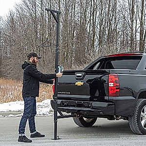 Kill Shot Deer-Hoist-Swivel Deluxe Hitch-Mounted Deer Hoist with Swivel & Gambrel - 500 lb. Capacity