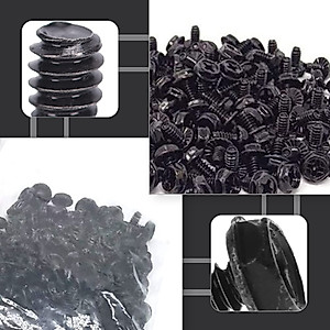 300 Pcs Pci Screw Computer Accessory Pci Slot Screw Fastener for Repairing Screw for Power Supply Round Head Replacement Screw Computer Case Fastener Computer Part Computer Supply