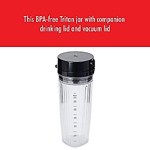 ZWILLING Enfinigy Personal Blender Jar with Drinking Lid and Vacuum Lid - Black