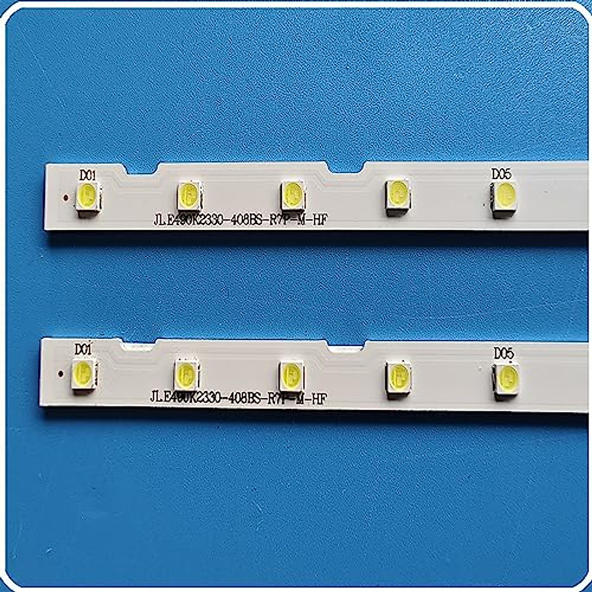 HABITZ LED Strip 38leds Compatible with Samsung UE49NU7120 49NU7100 AOT_49_NU7300_NU7100_2X38_3030C BN61-15483A LM41-00557A UE49NU7140 UE49NU7100