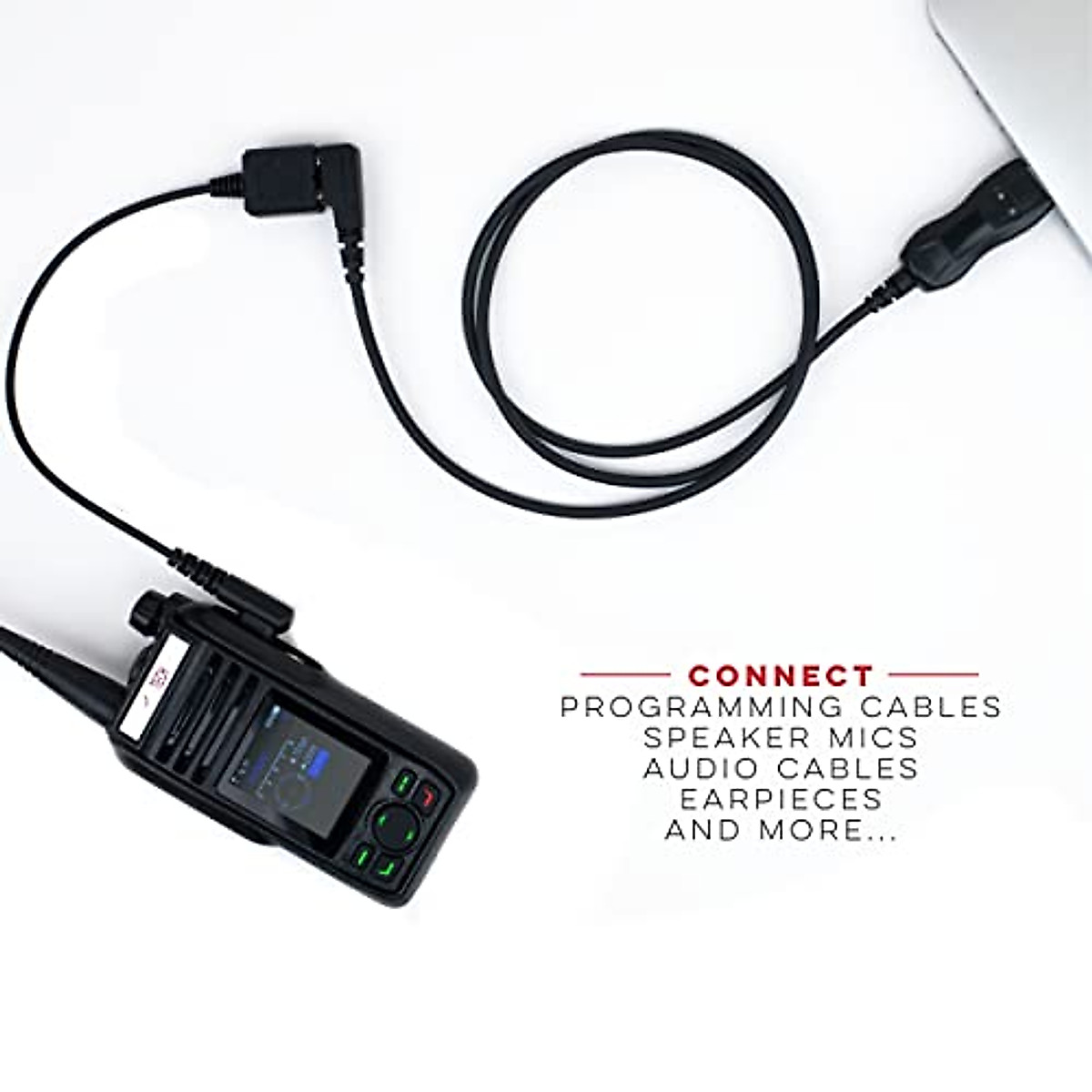 BTECH GMRS-PRO K1 Adaptor Cable for GMRS-PRO. Adapts The GMRS-PRO to be Backward Compatible with Prior and Baofeng K1 Accessories