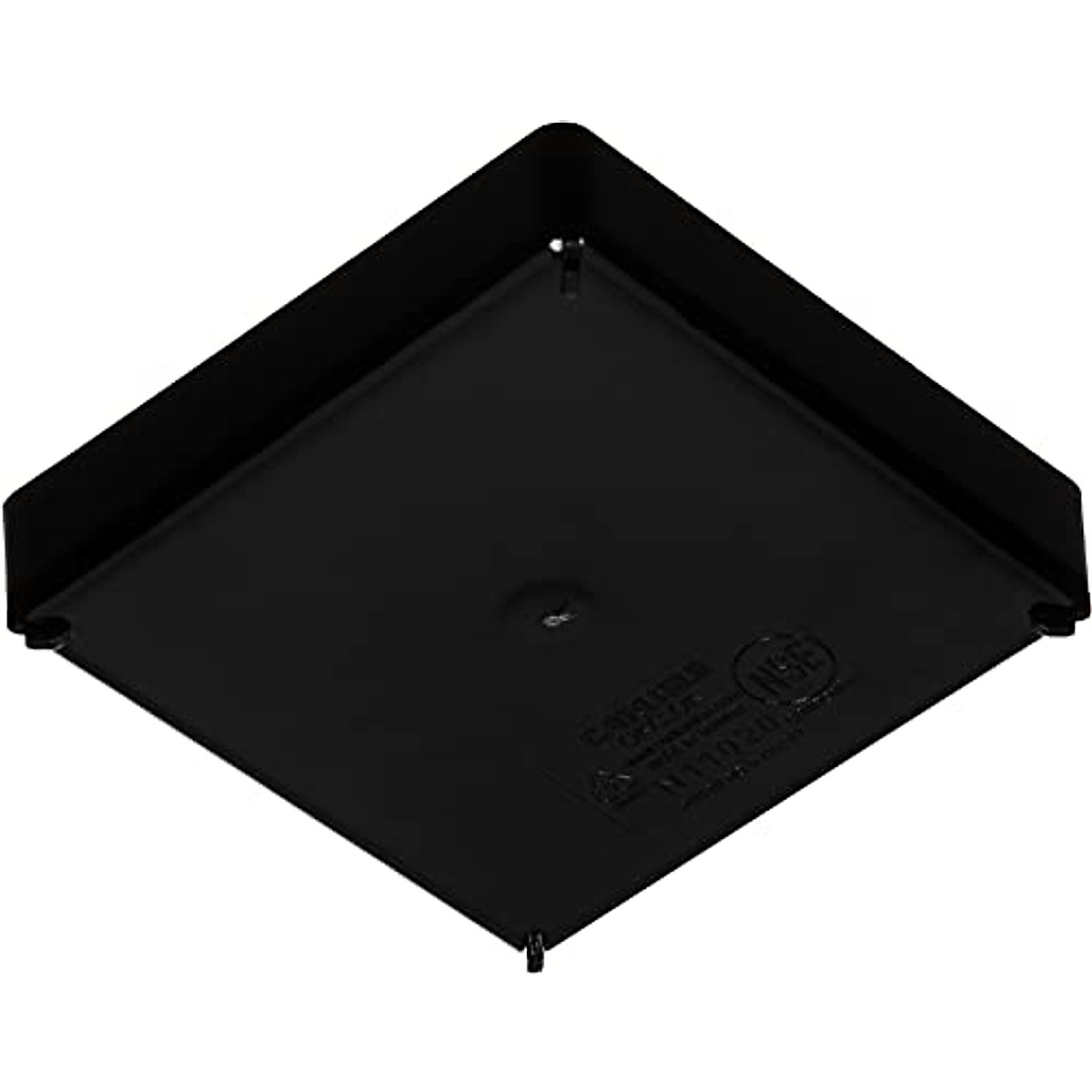 Carlisle FoodService Products 1102003 Square Drip Tray, San, Black