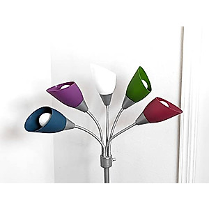 2-Pack 4-1/2" Quaray T50 Plastic Lamp Shade for Torchiere Floor Lamp