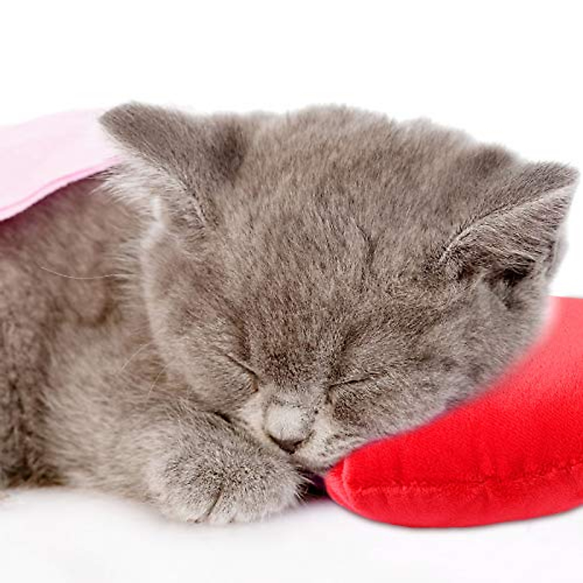 Jetec 3 Pcs Valentines Heart Pillows Red Heart Shaped Pillow Plush Mini Hanging Toys Cushion Stuffed Heart Pillow Plush Heart Decorative for Valentine's Day Bed Chair Sofa Cars Living Room Office