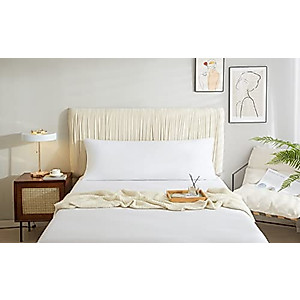 BedTreat Full Body Pillow Insert for Adults - Soft & Fluffy Body Pillow for Side Sleepers - Long & Breathable Body Pillow Insert(20 X 54,White)