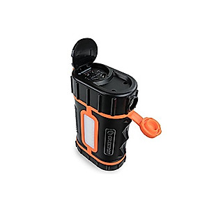 Celestron - PowerTank Lithium Pro Telescope Battery – Rechargeable Portable 12V Power Supply for Computerized Telescopes – 17 hour capacity/ 158.74Wh - Red/White LED Light - 2 USB Ports, Black(18768)
