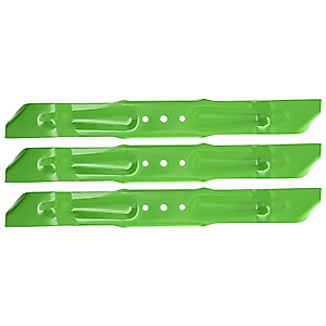 8TEN LawnRAZOR Mower Blade for Exmark Toro Metro 21 inch Deck 107-4276 42-1000 20-2720 23-0070 5-0751 (High-Lift) 3 Pack