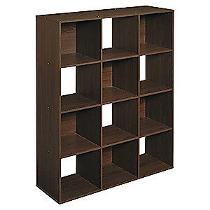 ClosetMaid 1292 Cubeicals Organizer, 12-Cube, Espresso