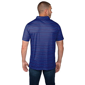 FOCO New York Giants NFL Mens Striped Polyester Polo - L