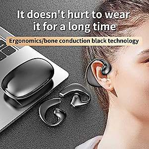 Long Endurance True Wireless Bo_ne-Conduction Bluetooth Headset 5.3 No in Ear HiFi Audio Quality Dual HD Call 480H Can Not Be Thrown Off The Sports Head
