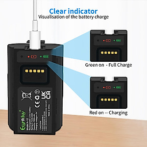 Eeyrnduy A12 Replacement Arlo Essential Wire-Free Video Doorbell VMA2400 Battery Compatible with Arlo Doorbell AVD2001 AVD2001B Rechargeable Back-Up Battery 7000 mAh
